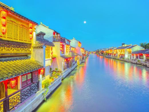 Qingming Bridge Ancient Canal Scenic Area - Wuxi City
